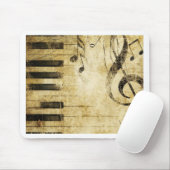 Piano Music Notes Mouse Pad | Zazzle