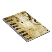 Piano Music Notes Notebook | Zazzle