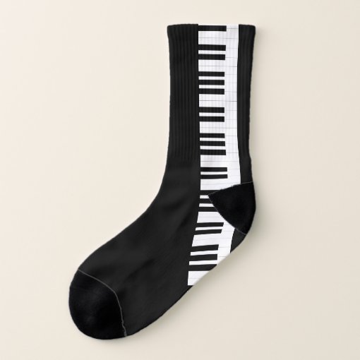 PIANO MUSIC SOCKS | Zazzle