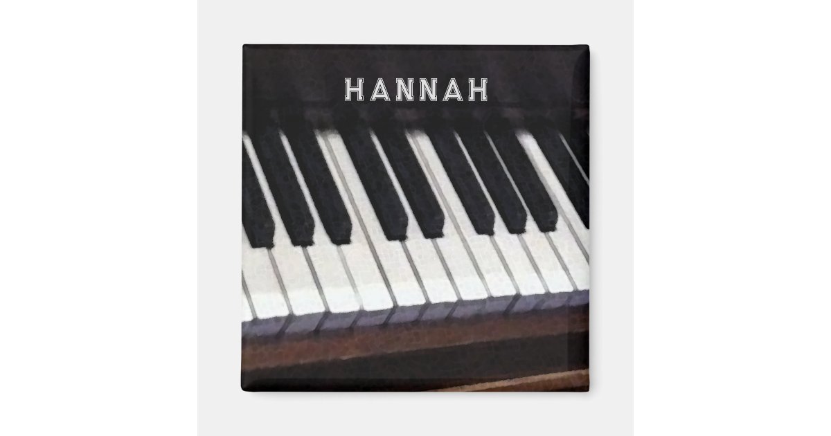 Piano Music Stocking Stuffer Magnet | Zazzle