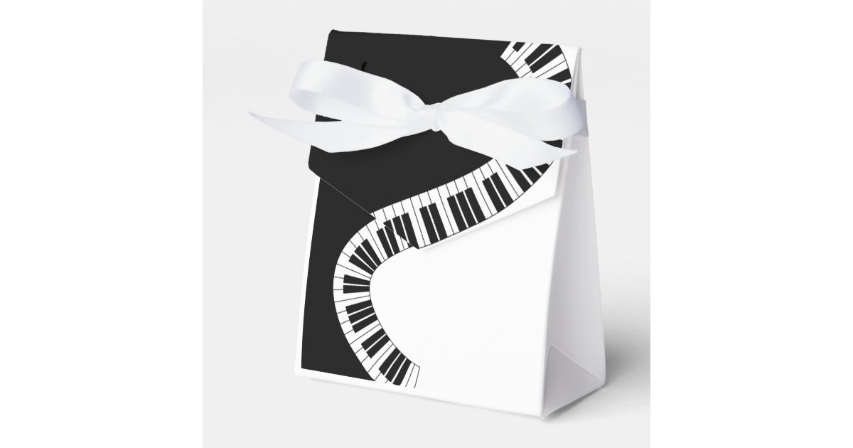Piano Musical Favor Box | Zazzle