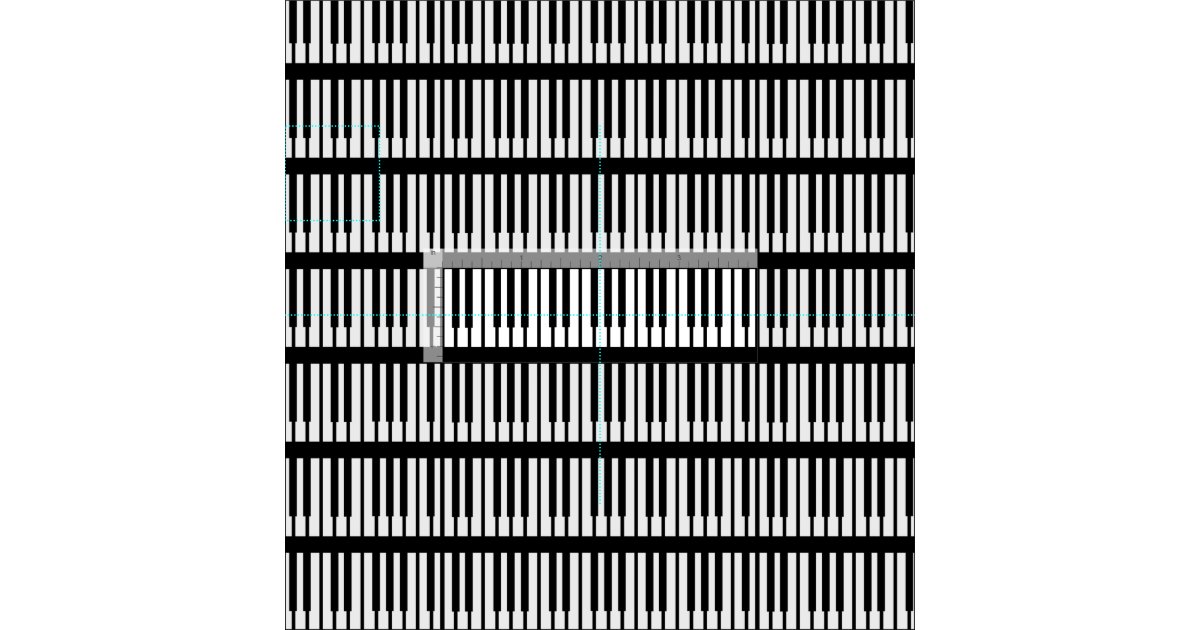 Piano Pattern Fabric | Zazzle