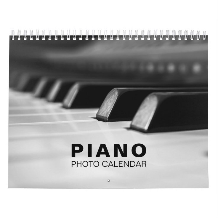 Piano Photo Wall Calendar | Zazzle