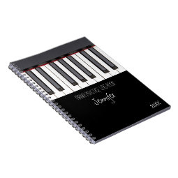 Piano Practice Log Book | Zazzle