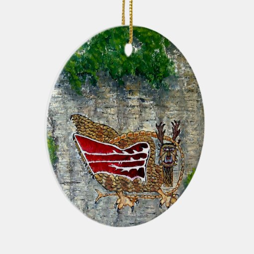 Piasa Bird Illinois Native American Legend Ceramic Ornament | Zazzle