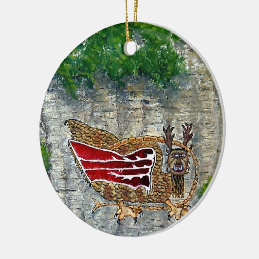 Piasa Bird Illinois Native American Legend Ceramic Ornament | Zazzle