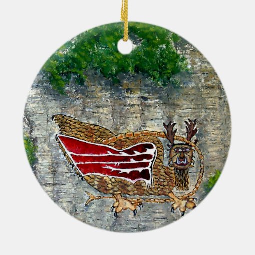 Piasa Bird Illinois Native American Legend Ceramic Ornament | Zazzle