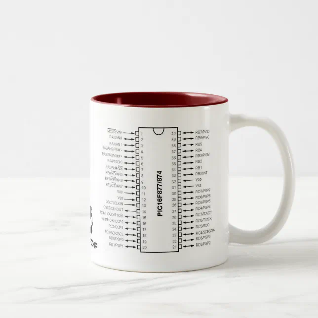 PIC Microcontroller Datasheet Mug | Zazzle