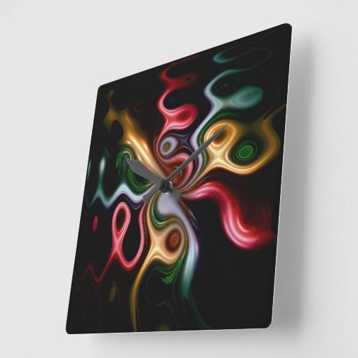 Picasso Rose Square Wall Clock | Zazzle