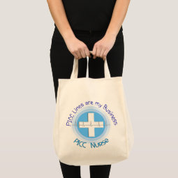 PICC Line Nurse Tote Bag | Zazzle