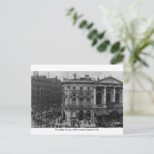 Piccadilly Circus London 1904, England U.K. Postcard | Zazzle