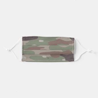 Pick Any 5 Color Pattern Camo Cloth Face Mask | Zazzle