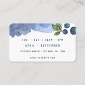 Pick Your Own Blueberries Custom Business Card | Zazzle