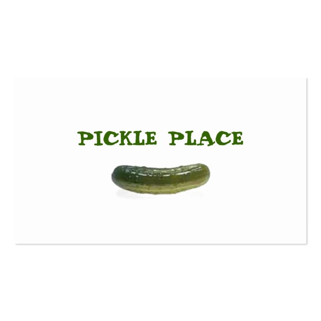 Pickle Business Card Template