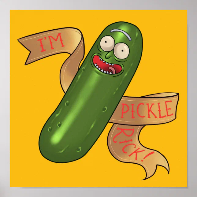 Pickle Rick Poster | Zazzle