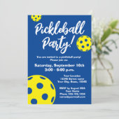 Pickleball Birthday party invitation template | Zazzle