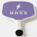 Pickleball Boss Lightning Bolt Custom Color Pickleball Paddle | Zazzle