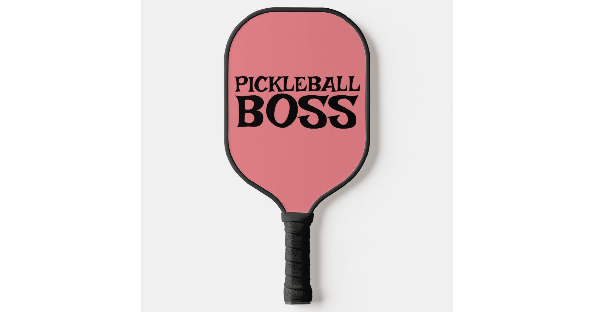 PICKLEBALL BOSS PINK MOM PADDLE | Zazzle