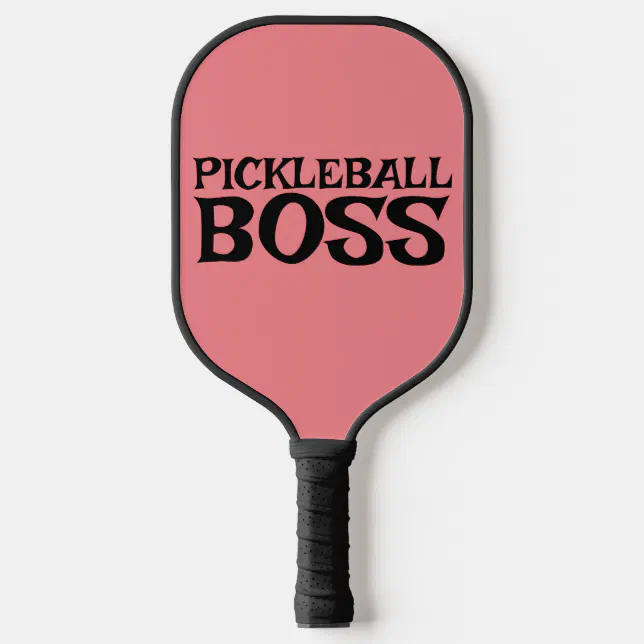 PICKLEBALL BOSS PINK MOM PADDLE | Zazzle