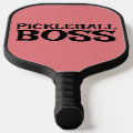 PICKLEBALL BOSS PINK MOM PADDLE | Zazzle