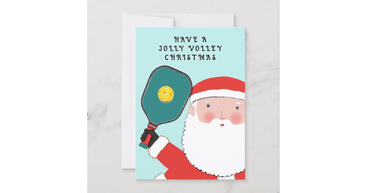 Pickleball Christmas Cards | Zazzle