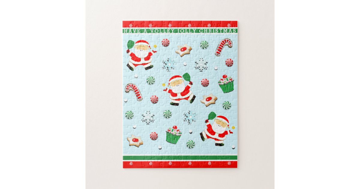 Pickleball Christmas Jigsaw Puzzle | Zazzle