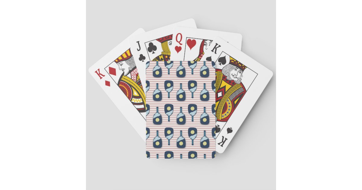 Pickleball Classic Playing Cards | Zazzle