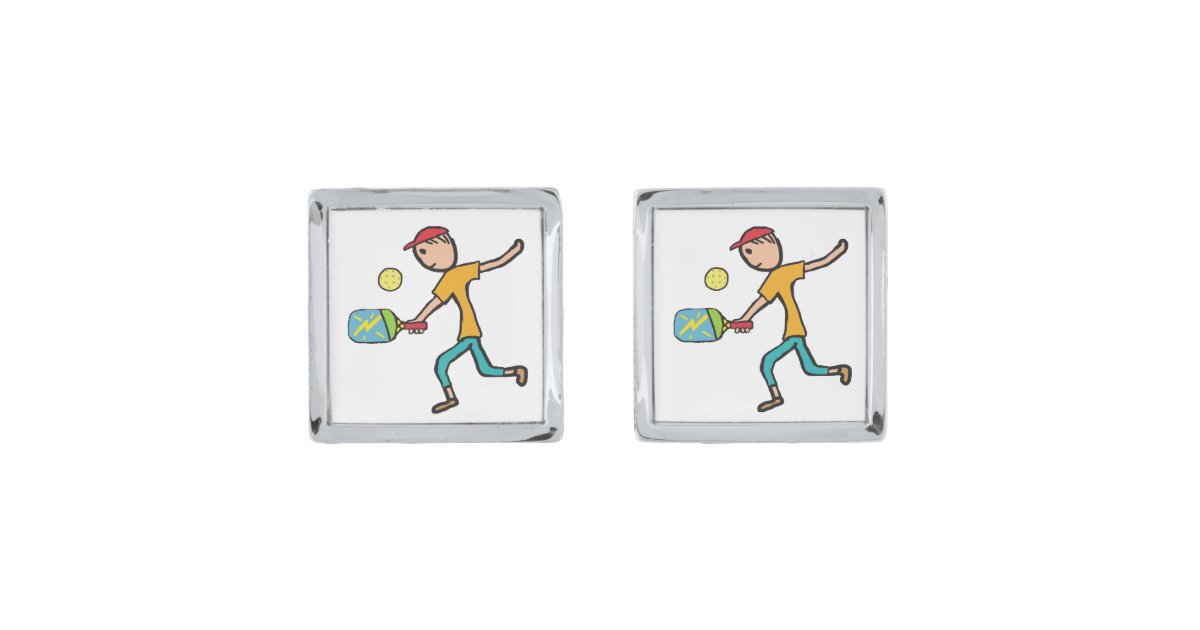 Pickleball Cufflinks | Zazzle