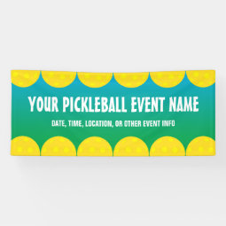 Pickleball Event or Tournament Banner | Zazzle