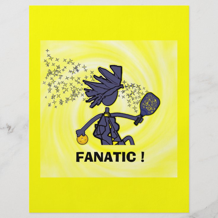 Pickleball Fanatic Flyer | Zazzle
