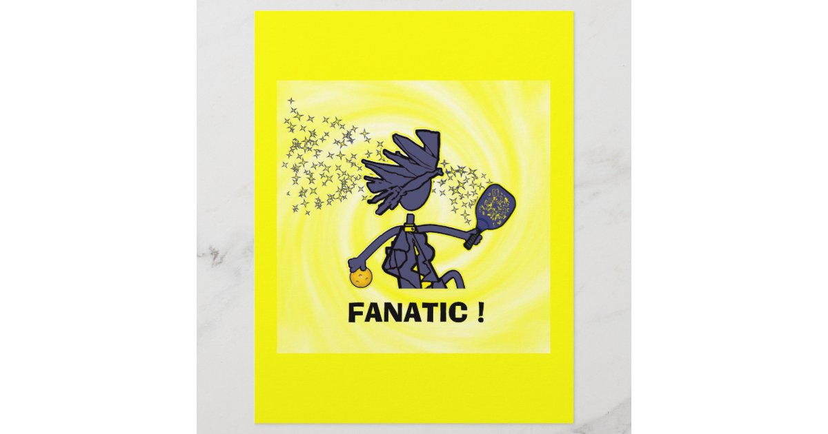 Pickleball Fanatic Flyer | Zazzle