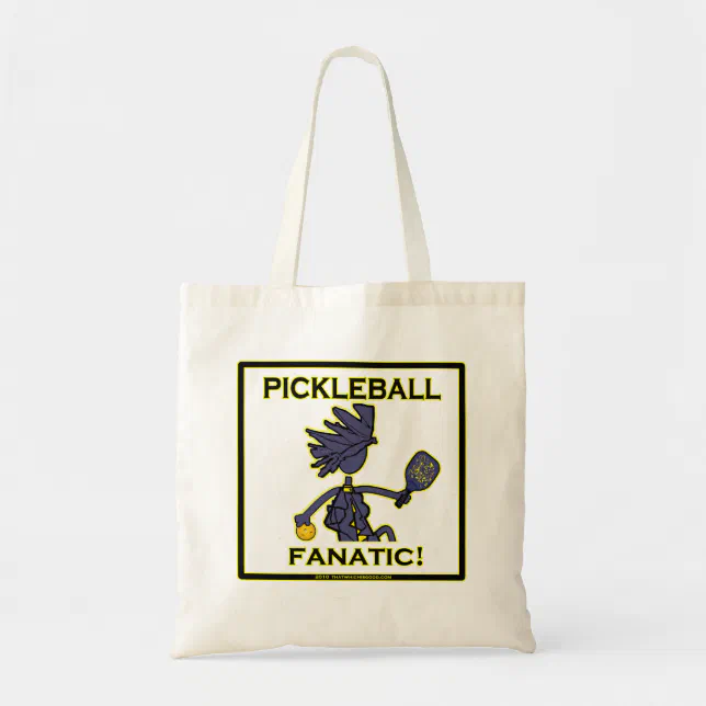 Pickleball Fanatic Tote Bag | Zazzle