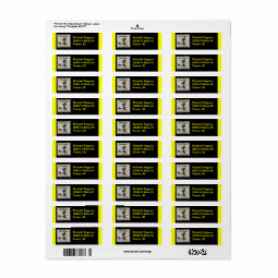 Pickleball Fearless Fun Label | Zazzle