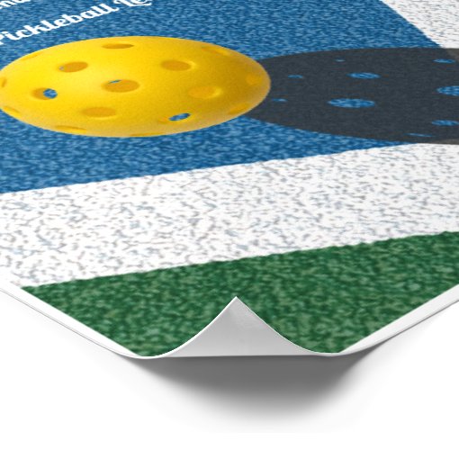 Pickleball Games Advertising Poster | Zazzle