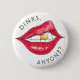 Pickleball Gold Tooth "Dinks, Anyone?" Button | Zazzle