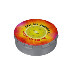 Pickleball Hot Shots 1 Candy Containers Jelly Belly Candy Tin | Zazzle