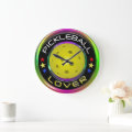 Pickleball Lover 1 Options Large Clock | Zazzle