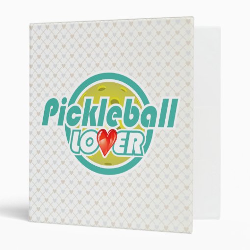 Pickleball Lover 2B Binder Options | Zazzle