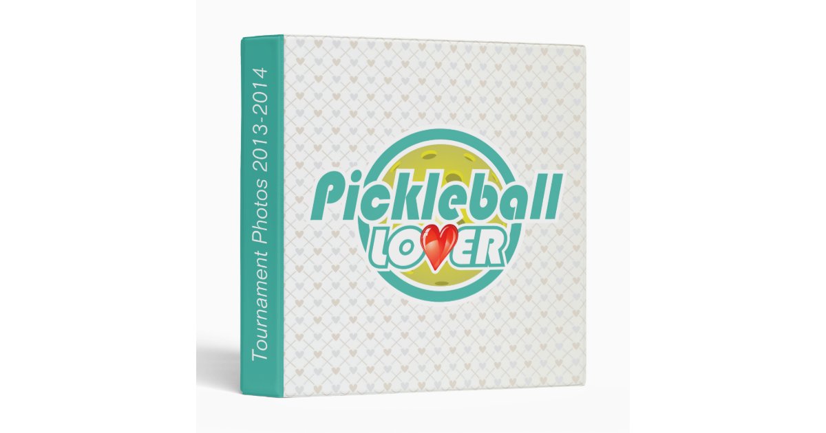 Pickleball Lover 2B Binder Options | Zazzle
