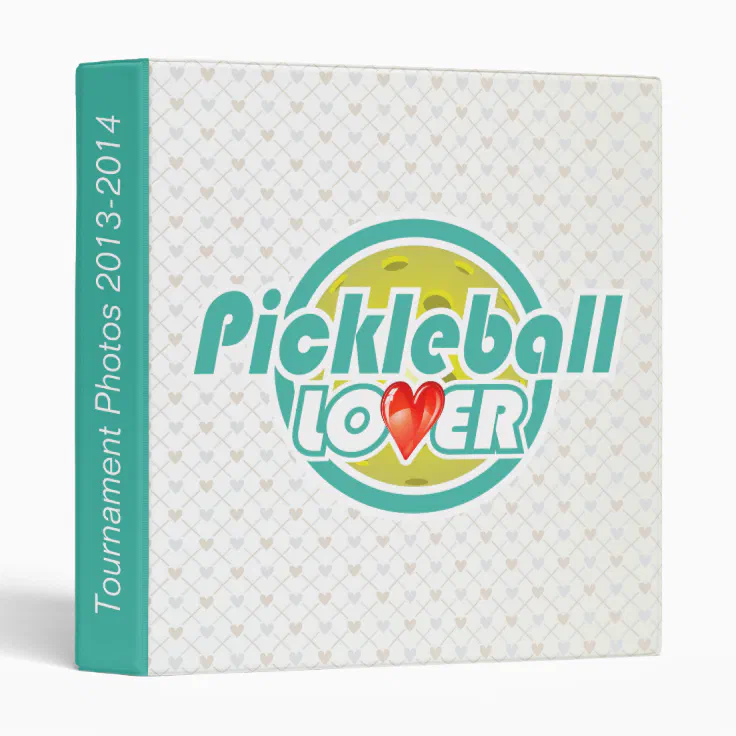 Pickleball Lover 2B Binder Options | Zazzle