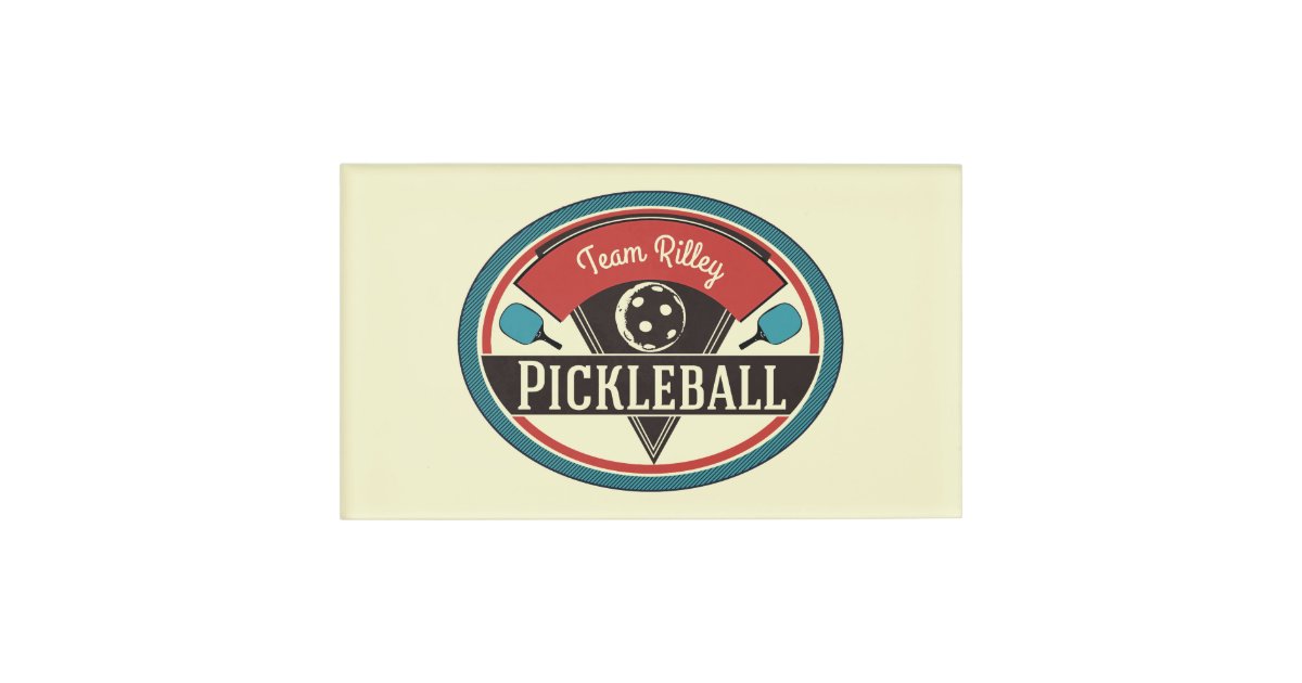 Pickleball Name Tag | Zazzle