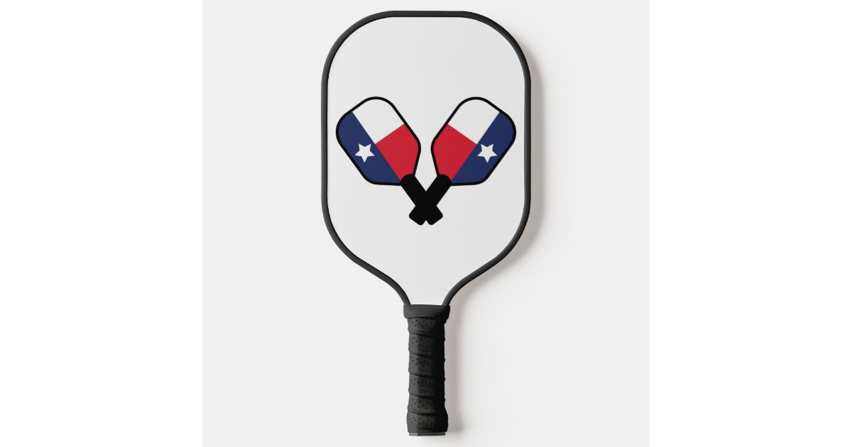 Pickleball Paddles with Texas Flag | Zazzle