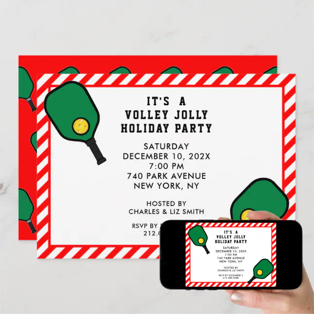 Pickleball Party Invitation | Zazzle