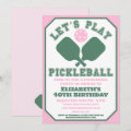 Pickleball Party Sports Paddles Invitation | Zazzle