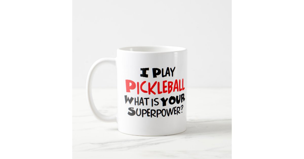 pickleball player coffee mug | Zazzle