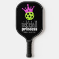 Pickleball Princess Bright Neon Personalized Pickleball Paddle | Zazzle