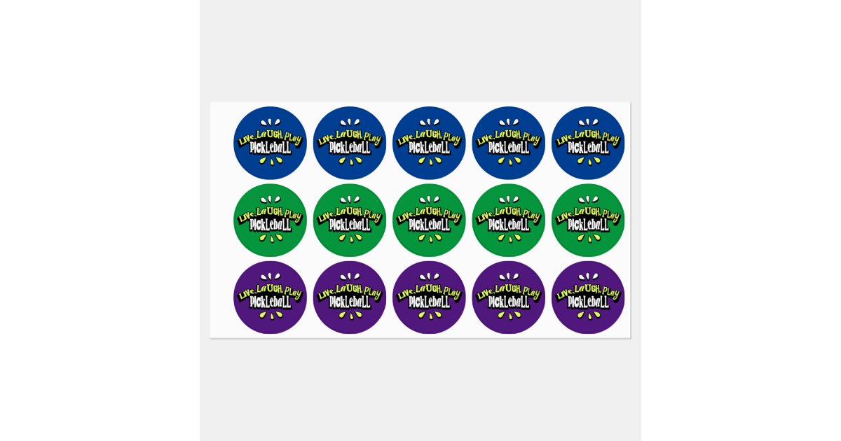 Pickleball Quote Labels | Zazzle