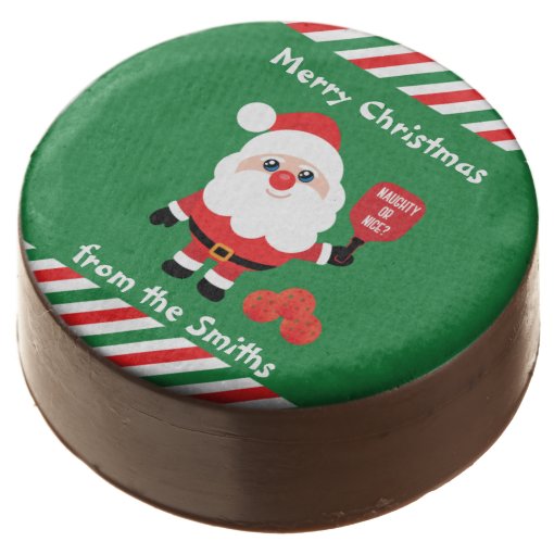 Pickleball Santa Chocolate Covered Oreo | Zazzle