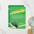 Pickleball Themed Sports Dinking Birthday Party Thank You Card | Zazzle