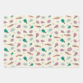Pickleball Themed with Paddles, Wiffle Balls, etc! Wrapping Paper ...